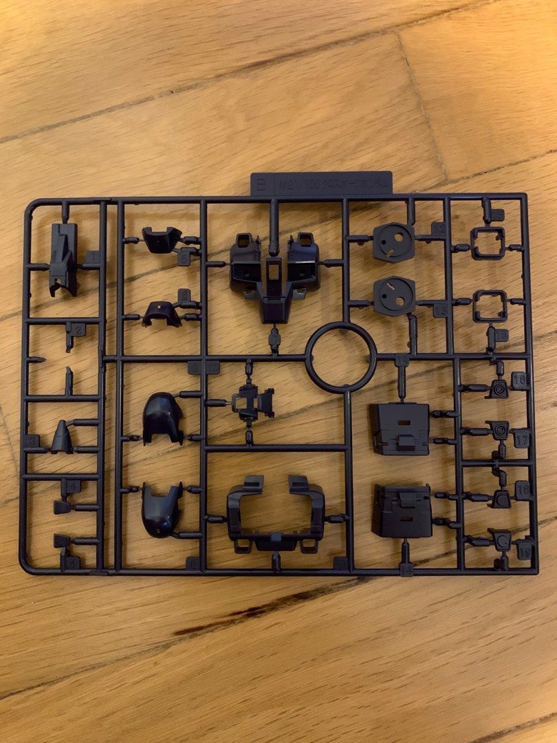 leftover parts from MG Crossone Gundam X1, packed in RG Hi-Nu Gundam ...