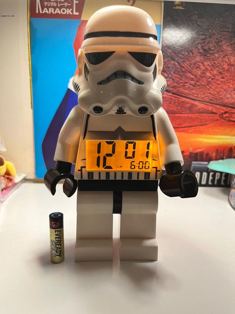 Lego Storm Trooper Alarm Clock, Hobbies & Toys, Toys & Games on Carousell