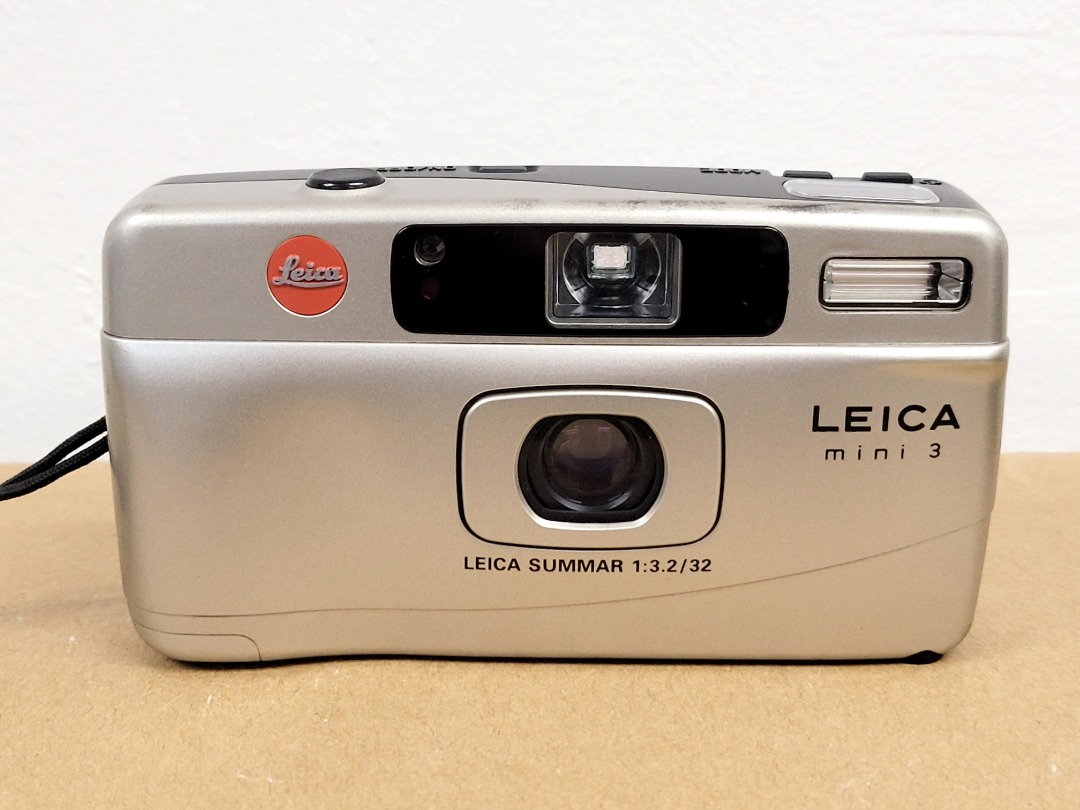 LEICA MINI 3 32MM F3.2 菲林相機 連 原裝皮套, 攝影器材, 相機 - Carousell