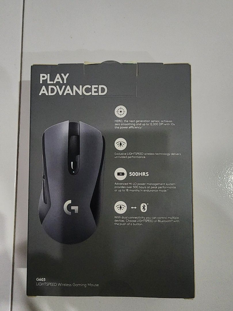 Logitech G603 Lightseed Wireless Gaming Mouse, Computers & Tech, Parts ...