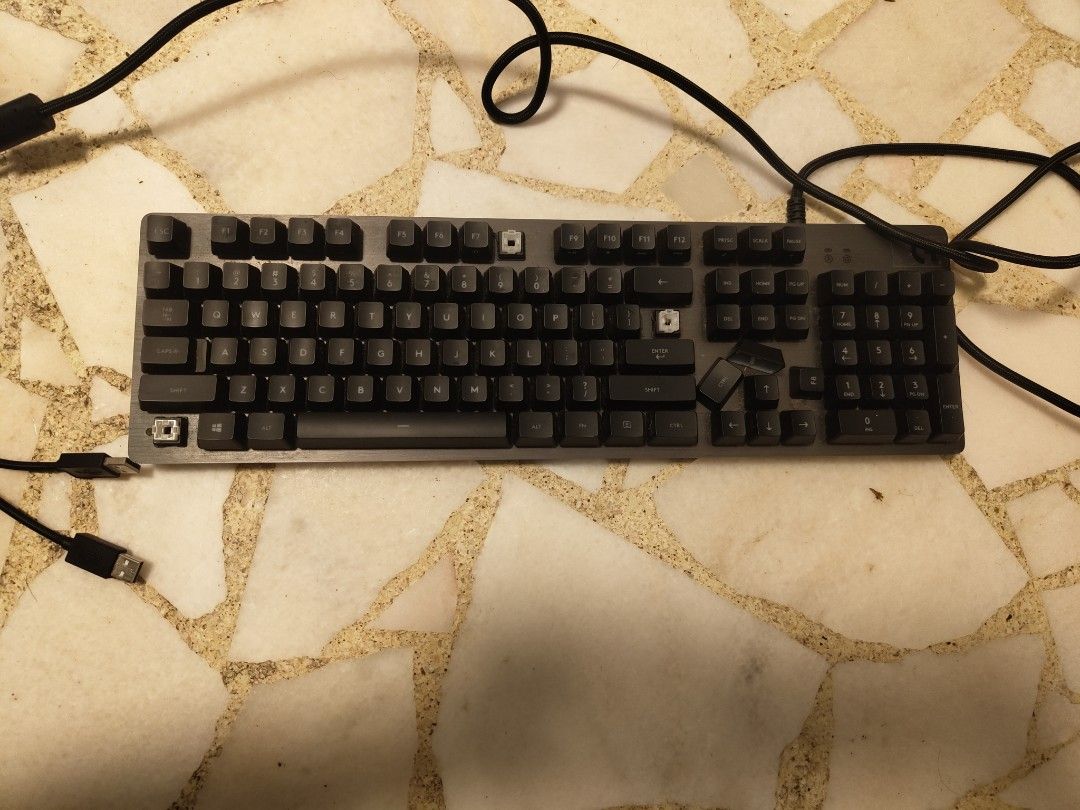 Logitech Red Coloured Wired Gaming Keyboard Computers And Tech Parts And Accessories Computer