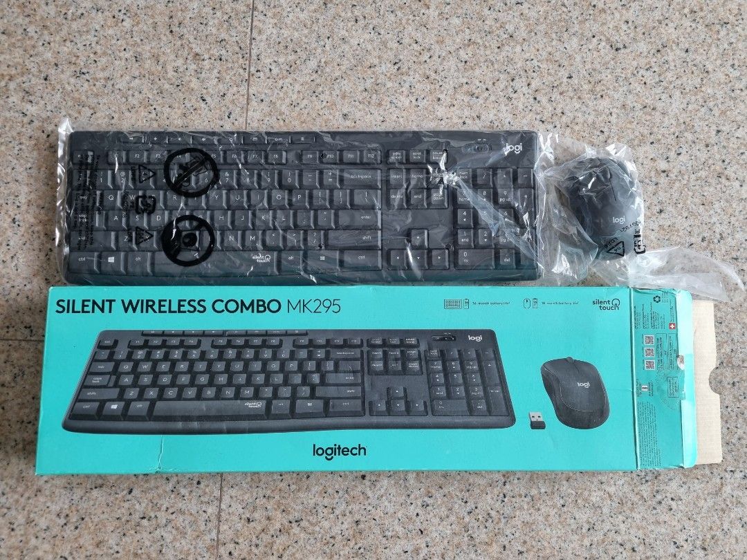 Logitech Silent Wireless Combo Mk295 Keyboard Mouse Computers And Tech Parts And Accessories