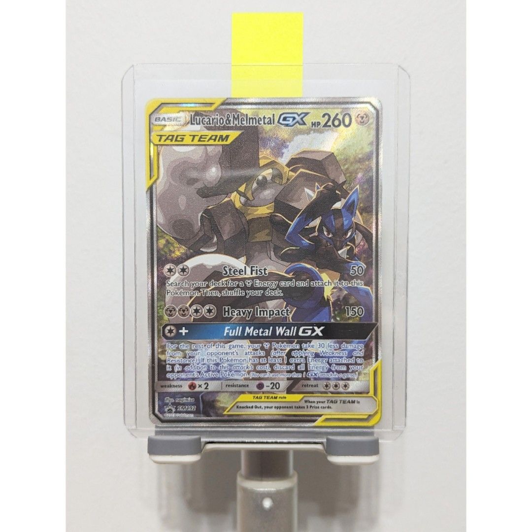 Lucario & Melmetal GX Tag Team Alternate ART AA Promo eeveelution Full ...