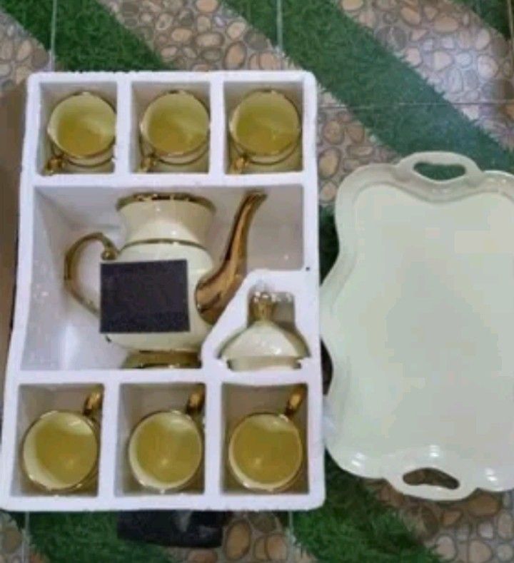 Luxury Tea Set 8 In 1, Furniture & Home Living, Kitchenware & Tableware ...