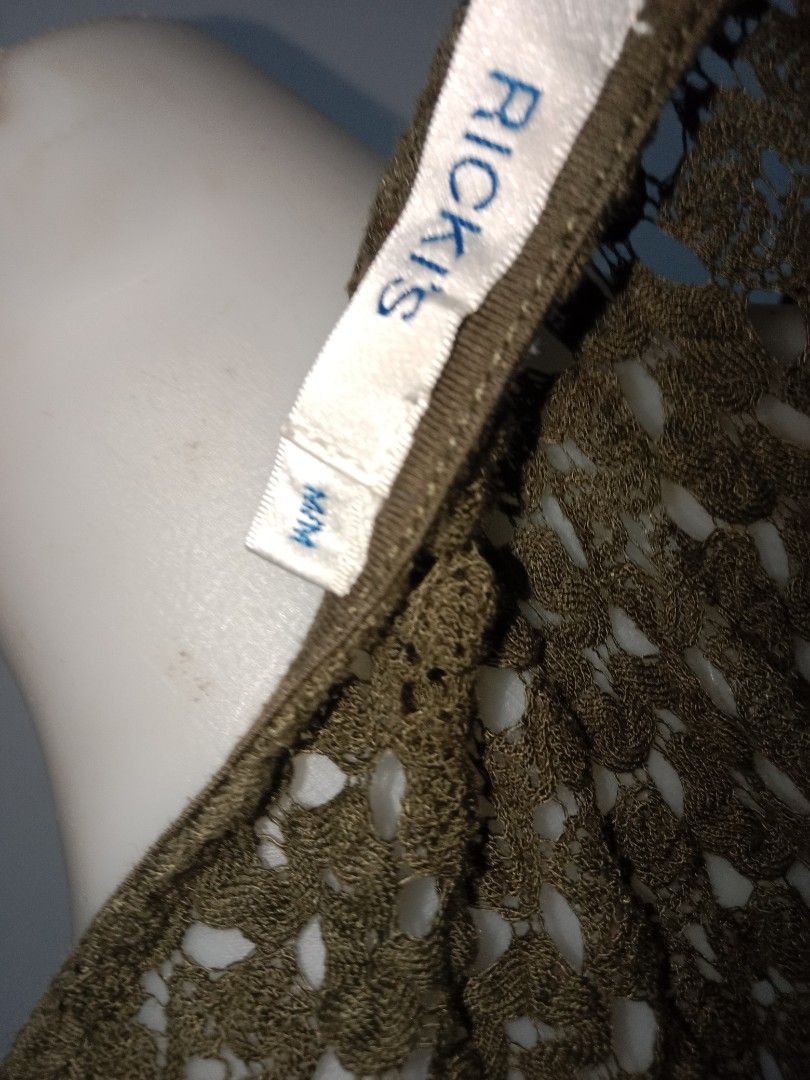 M: RICKI'S SEE THRU CROCHET on Carousell