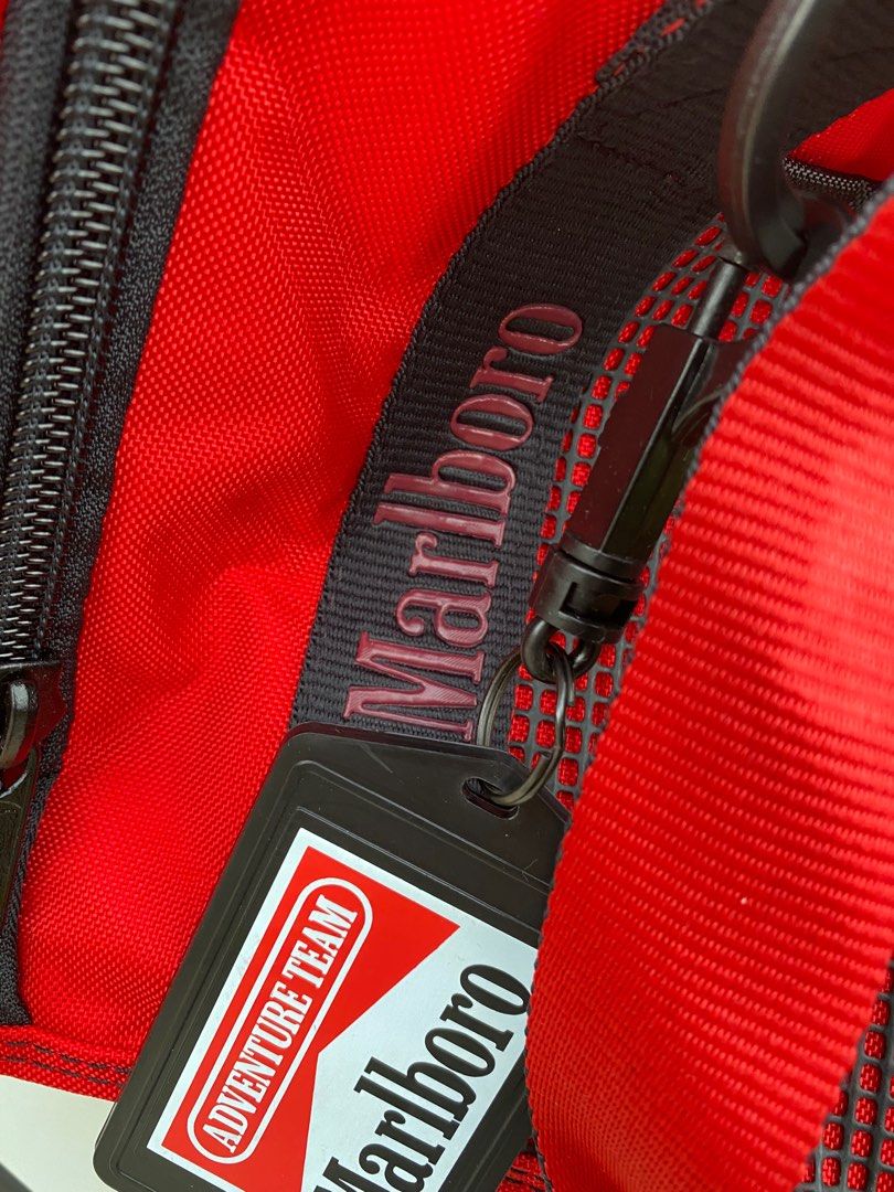 Marlboro Racing Team Red Duffel Bag, Men's Fashion, Bags, Backpacks on ...