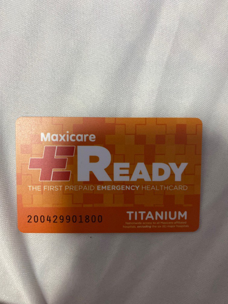 Maxicare EReady Titanium Card, Health & Nutrition, Medical Supplies ...
