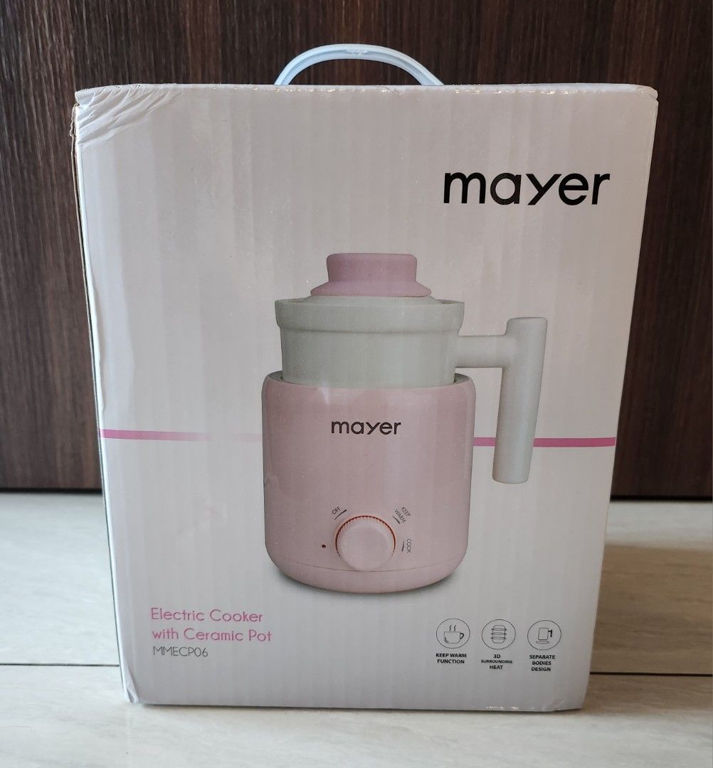 Mayer Electric Cooker with Ceramic Pot, TV & Home Appliances, Kitchen ...