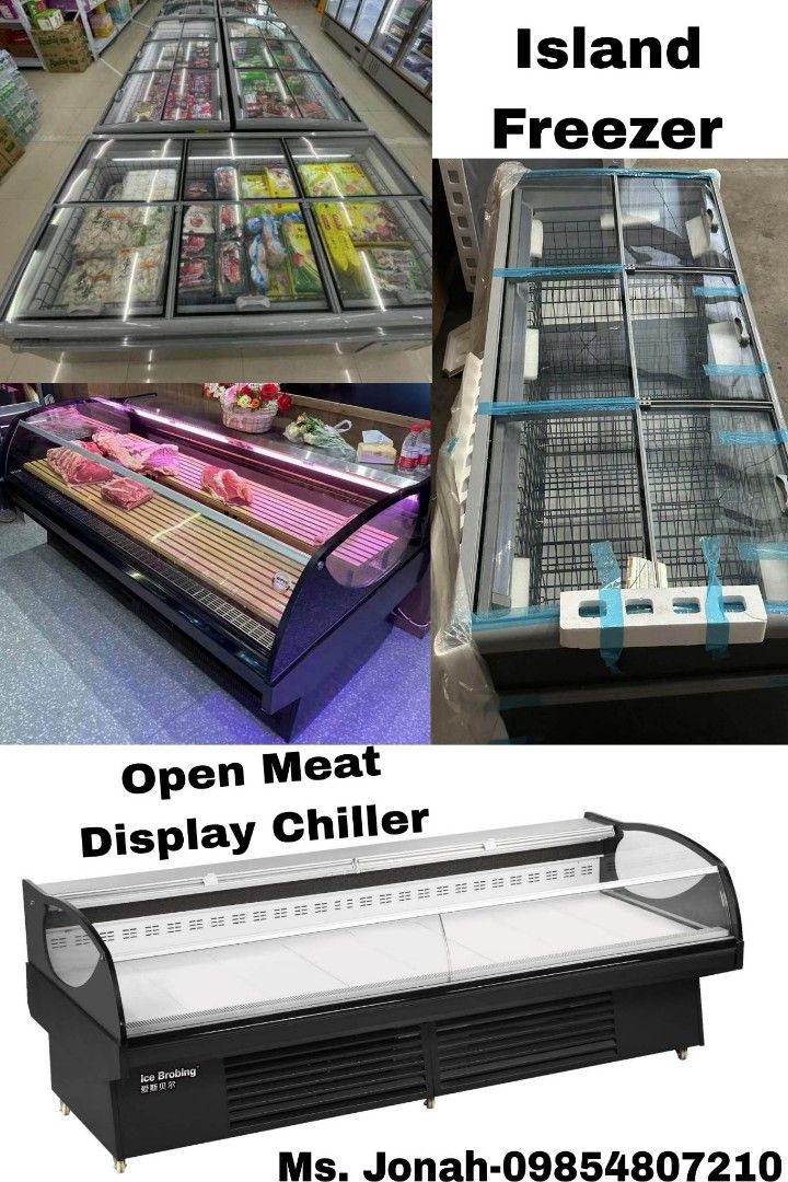 Meat Display Chiller Island Freezer Openeat Display Chiller Combination ...