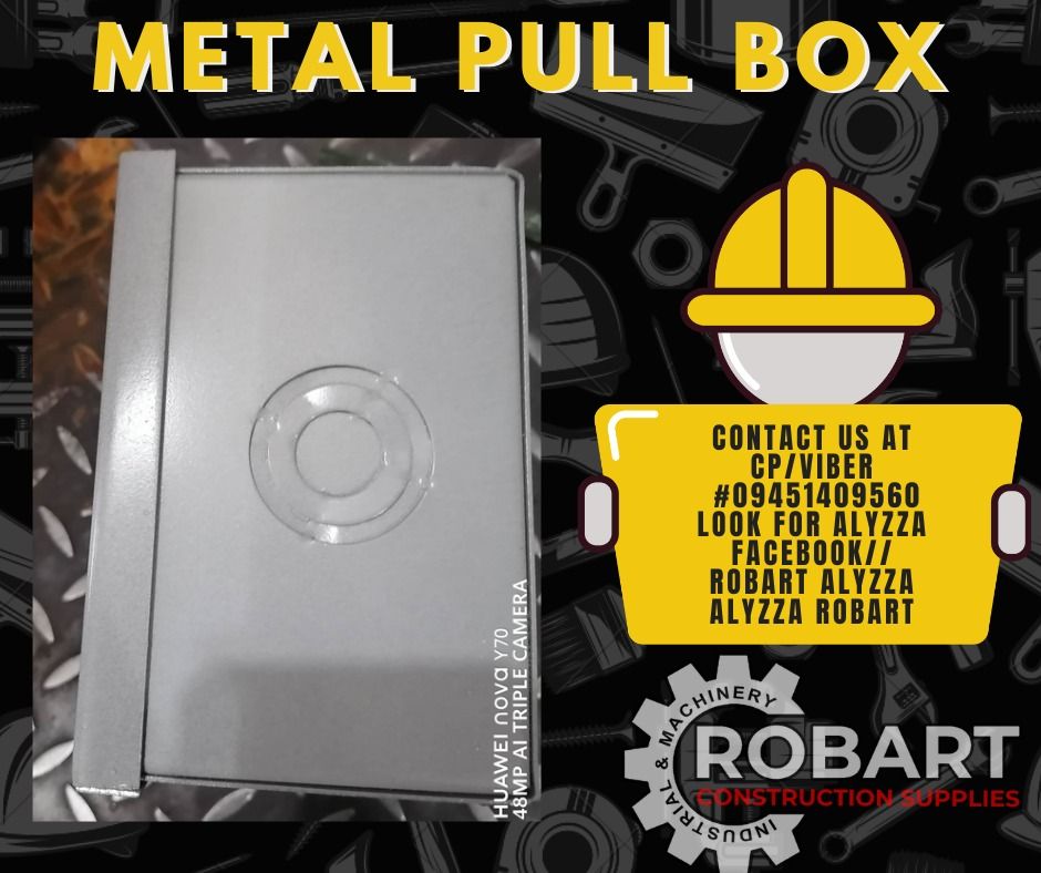 METAL PULL BOX, Commercial & Industrial, Construction Tools & Equipment ...