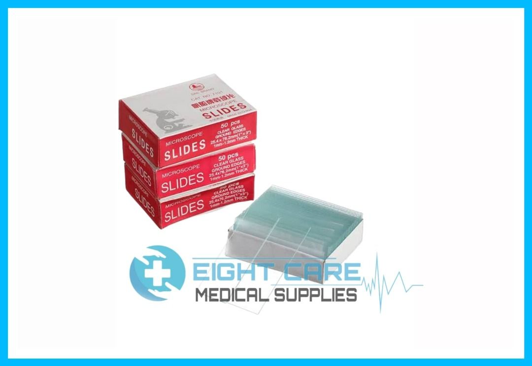 MICROSCOPE GLASS SLIDE I CLEAR GLASS I GROUND EDGES on Carousell