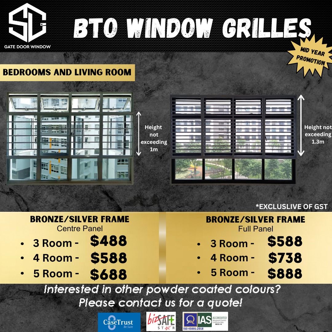 [MID YEAR PROMOTION] BTO Window Grilles, Home Services, Renovations ...