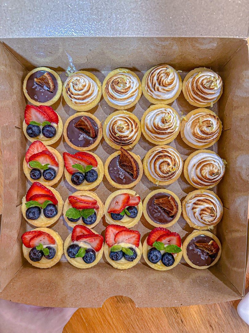 Mini Tarts (Assorted Flavours), Food & Drinks, Homemade Bakes on Carousell