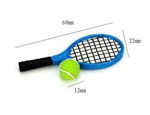 Miniature Tennis Ball / Racket Display, Hobbies & Toys, Toys & Games on ...