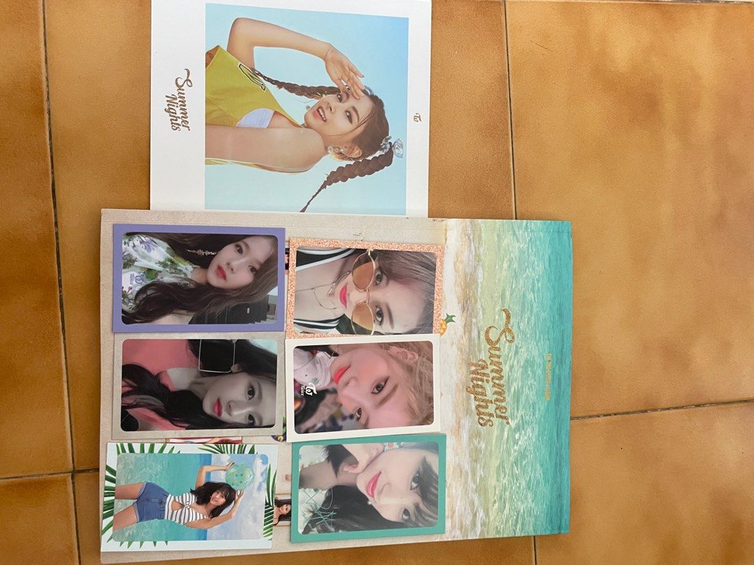 mint Twice summer nights album comes with all the photocards shown, Hobbies & Toys, Memorabilia ...