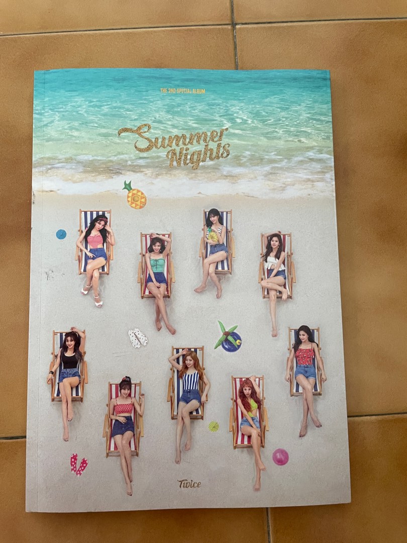 mint Twice summer nights album comes with all the photocards shown, Hobbies & Toys, Memorabilia ...