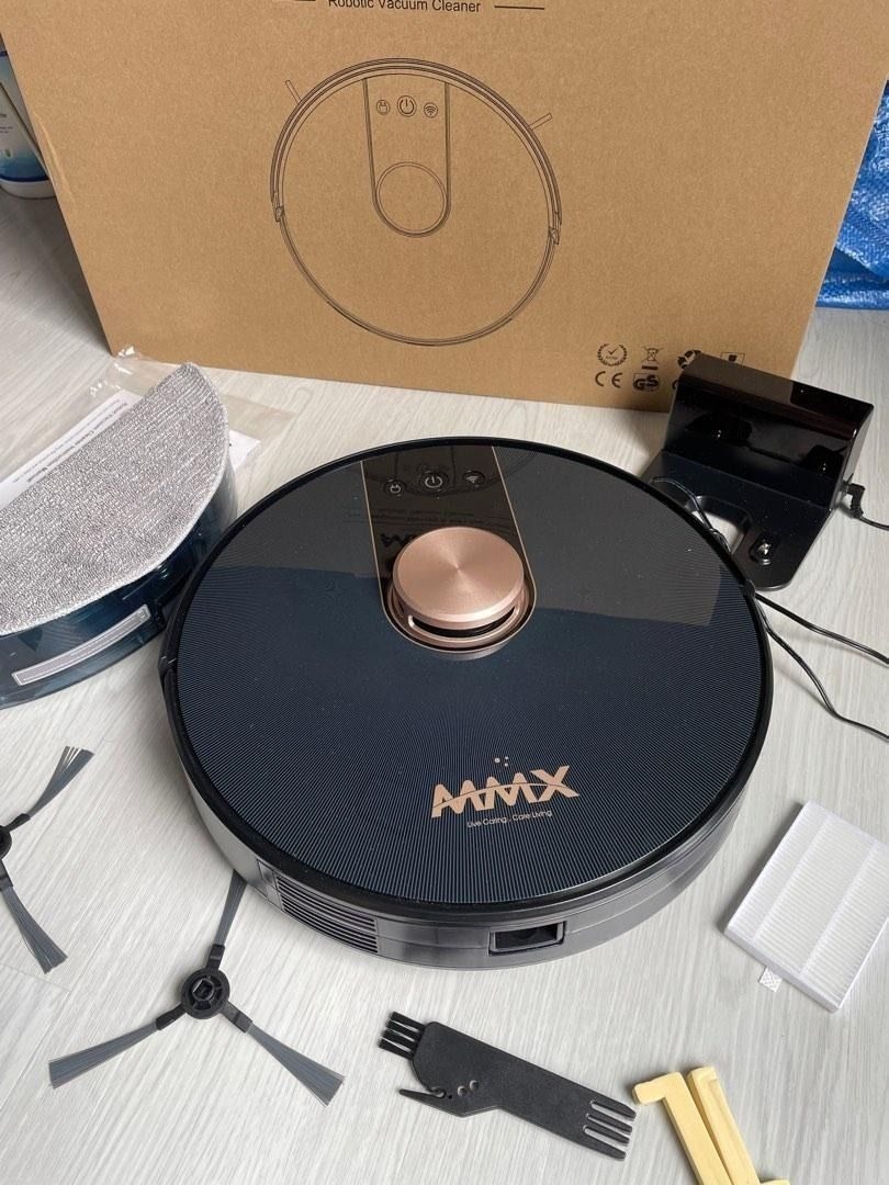 MMX S7000 robotic vacuum cleaner Wi-Fi app control, Furniture & Home ...