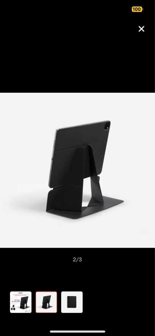 Moft Snap Float Folio Stand for iPad Pro 12.9" (4/5/6th Gen), Mobile ...