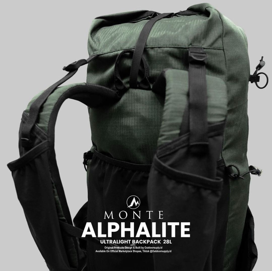 Monte Equipment Alphalite 28L Backpack 超輕量背包, 運動產品, 行山及露營 - Carousell
