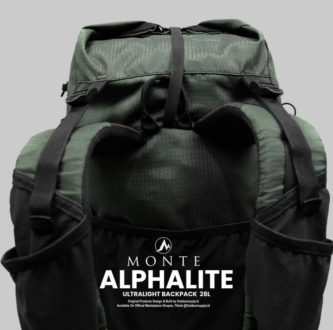 Monte Equipment Alphalite 28L Backpack 超輕量背包, 運動產品, 行山及露營 - Carousell