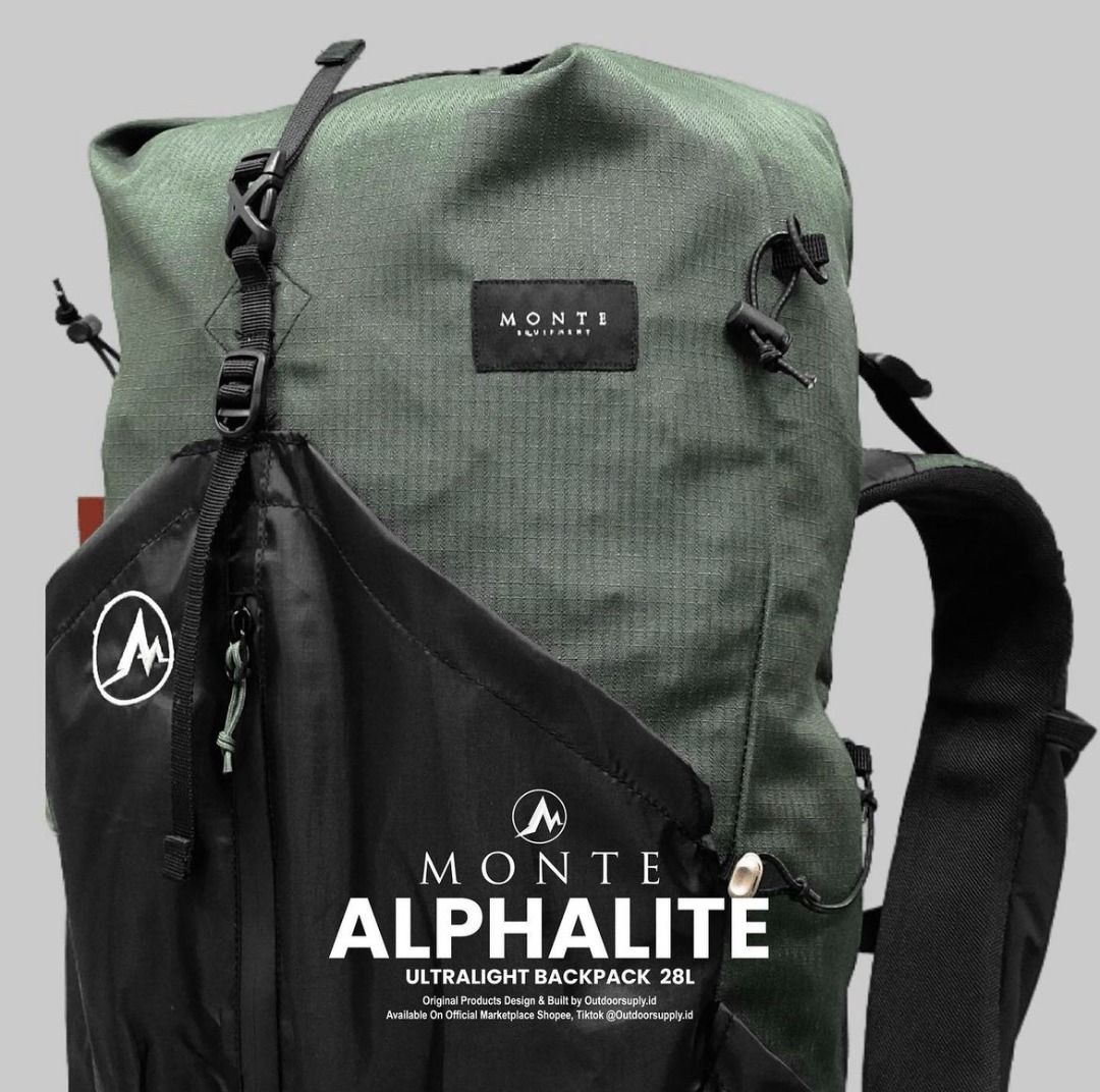 Monte Equipment Alphalite 28L Backpack 超輕量背包, 運動產品, 行山及露營 - Carousell