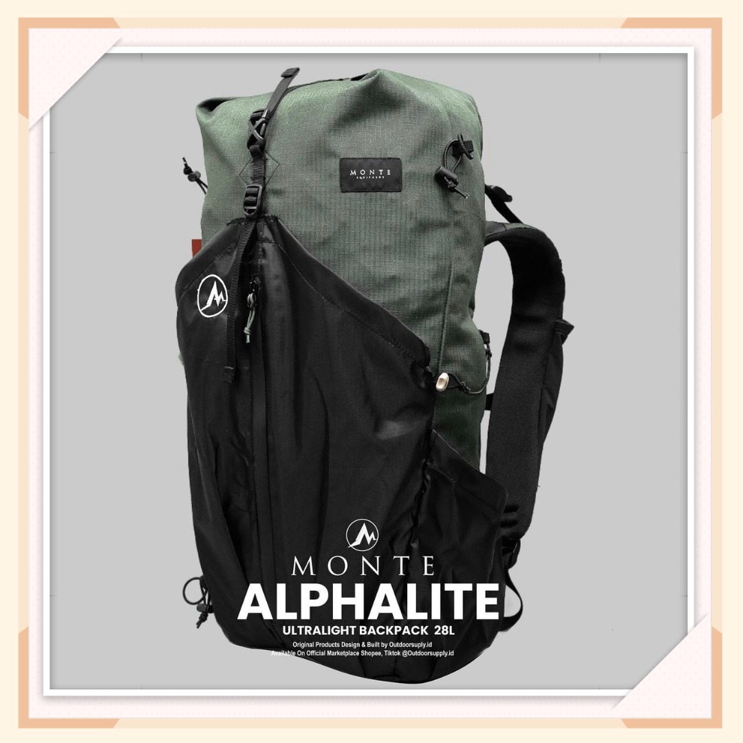 Monte Equipment Alphalite 28L Backpack 超輕量背包, 運動產品, 行山及露營 - Carousell