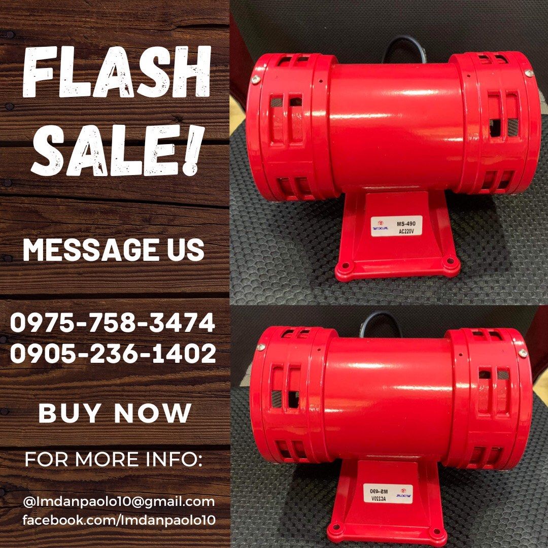 Motor Siren, Commercial & Industrial, Construction & Building Materials ...