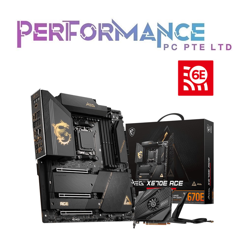 MSI MEG X670E X670 E ACE ATX Motherboard (3 YEARS WARRANTY BY CORBELL ...