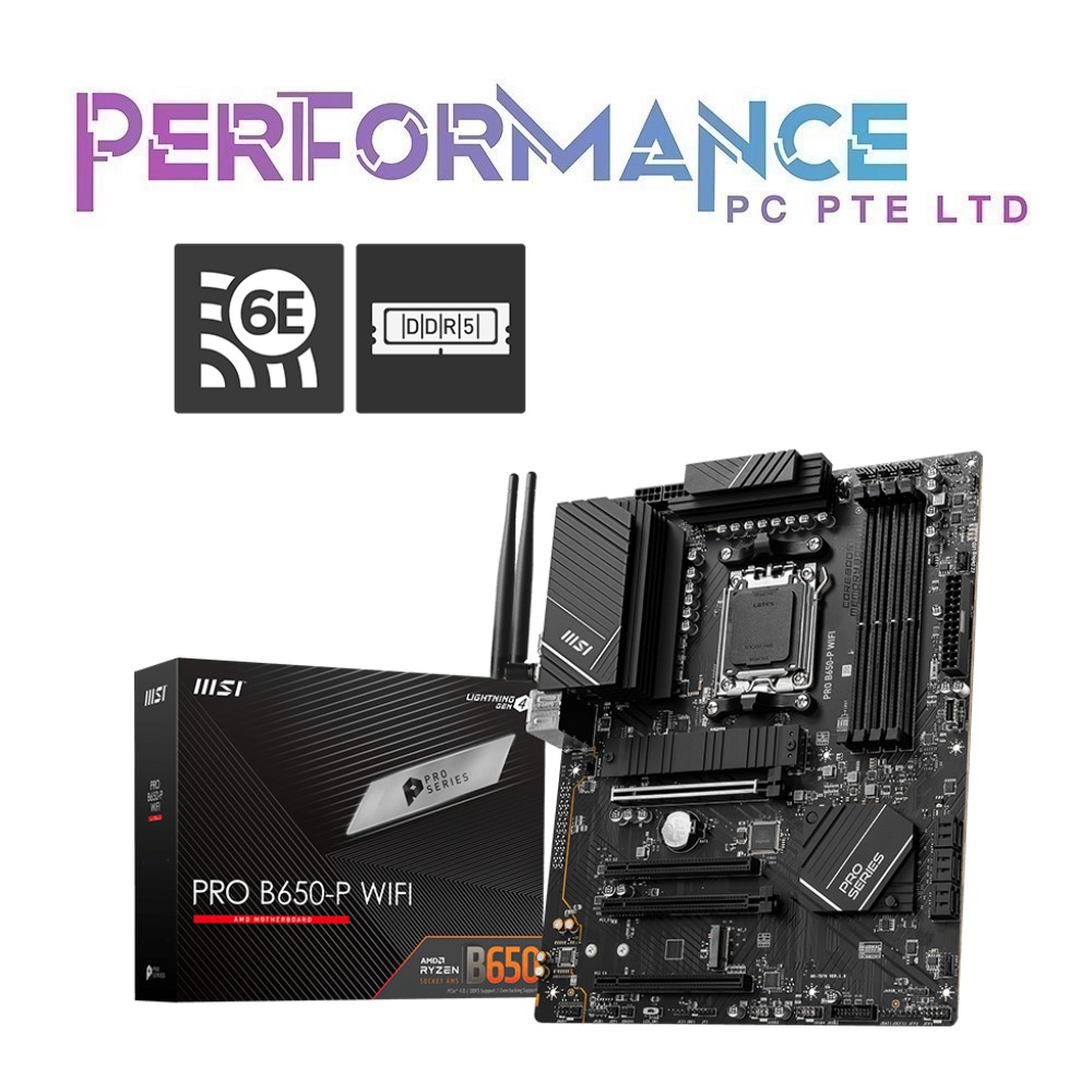 MSI PRO B650-P B 650-P B650P WIFI DDR5 ATX Motherboard (3 YEARS ...