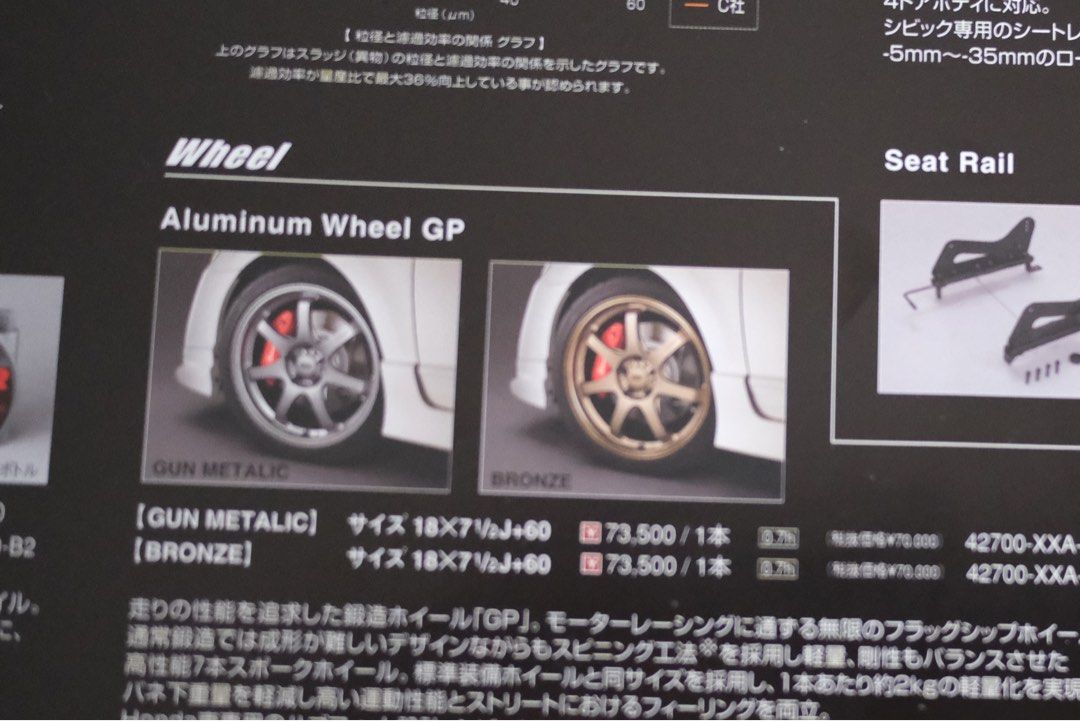 Mugen GP Forged Rims Volk Racing FD2R Honda CL7R DC5R FN2R Type R, Car ...