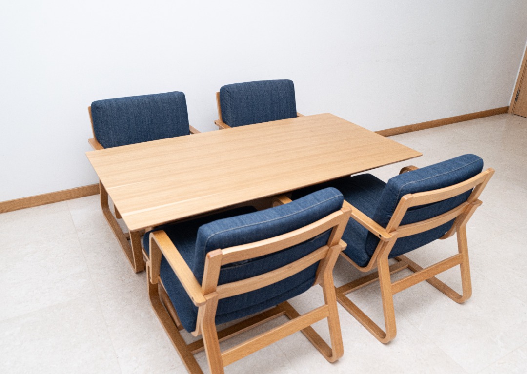 Muji Dining Table set, Furniture & Home Living, Furniture, Tables ...