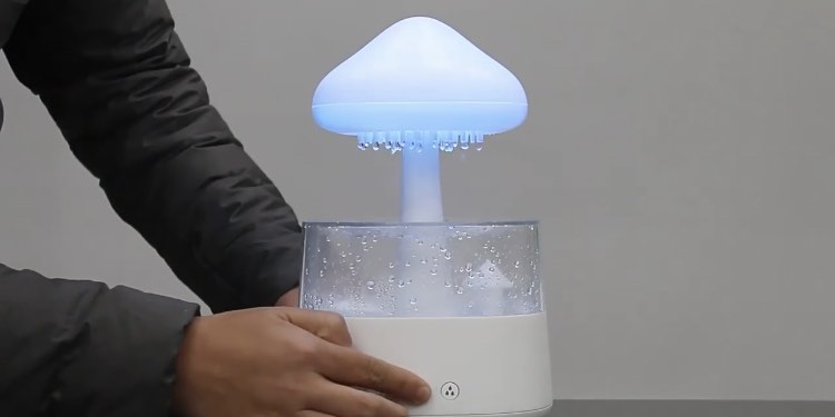Mushroom rain humidifier 7 colors, TV & Home Appliances, Air Purifiers ...