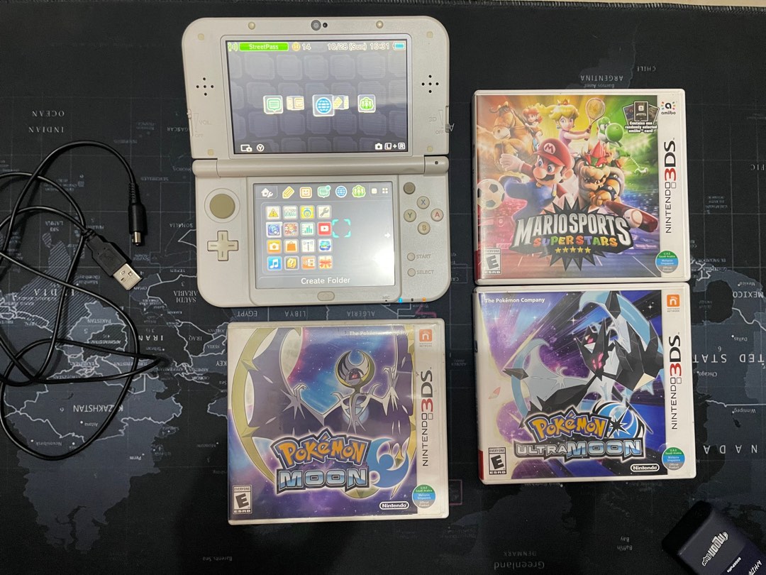 New Nintendo 3DS XL USA WHITE, Video Gaming, Video Game Consoles ...