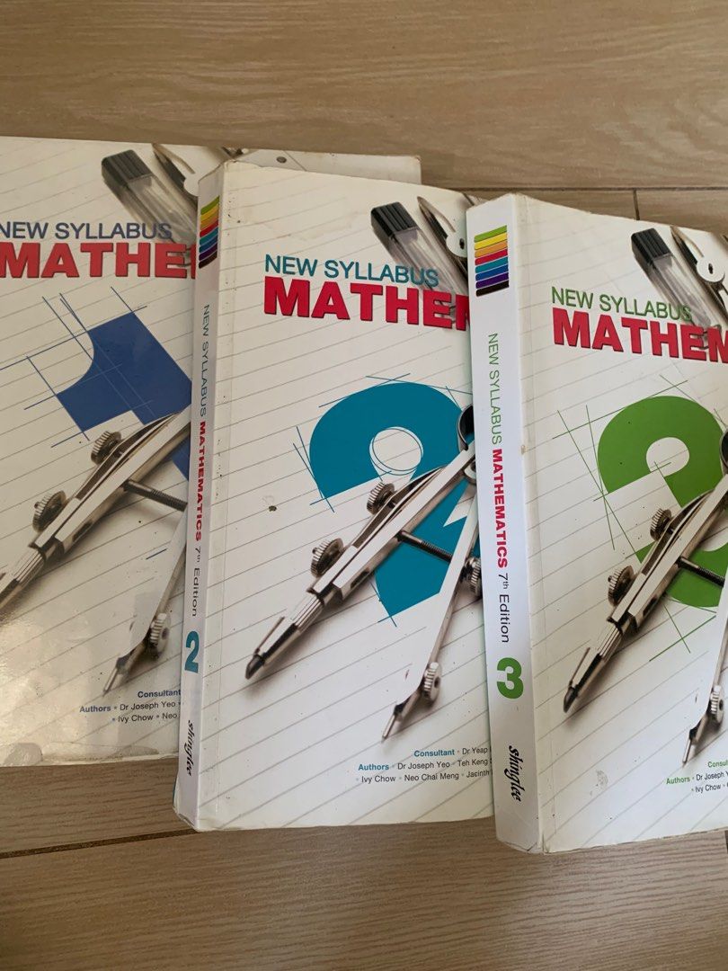 New Syllabus Mathematics 7th Edition 1, 2, 3 Shinglee TAKE ALL FOR 1000 ...
