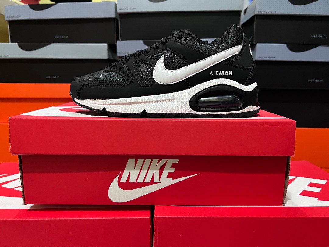 Nike Womens Air Max Command - Black/White, Women's Fashion, Footwear ...