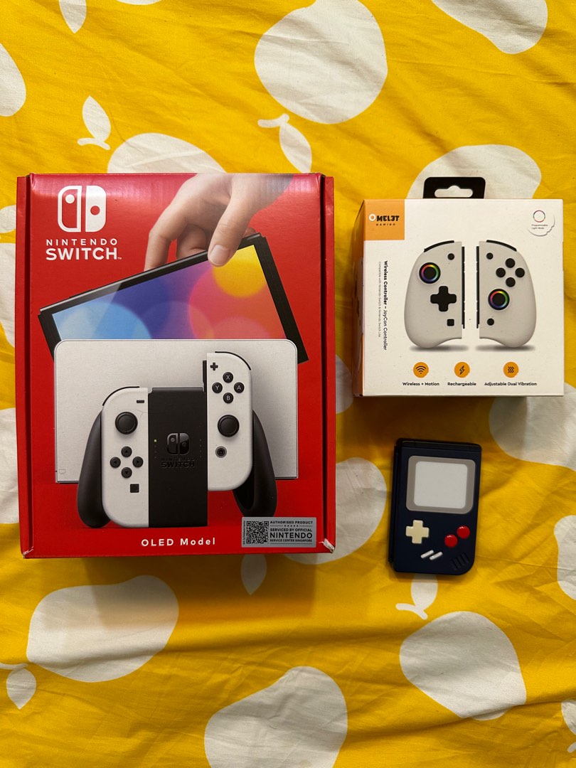 Nintendo Switch OLED White, Video Gaming, Video Game Consoles, Nintendo ...