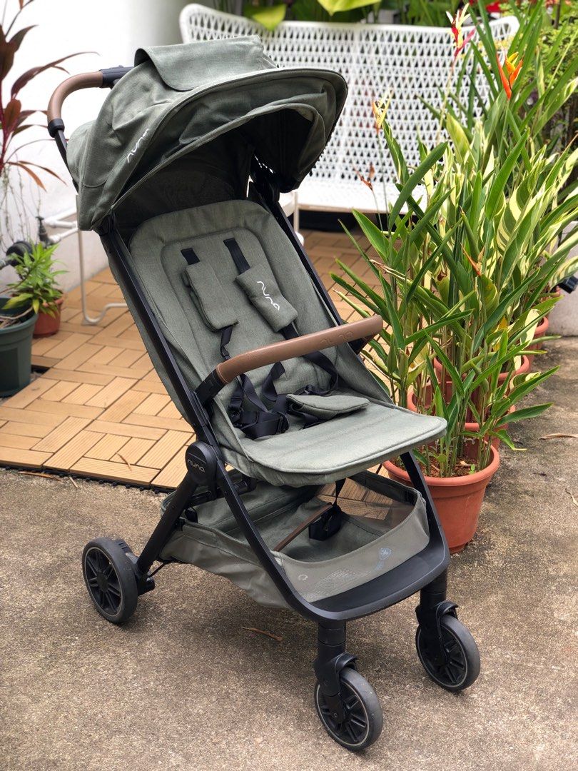 Nuna Trvl Compact Stroller in Pine color, Babies & Kids, Going Out ...
