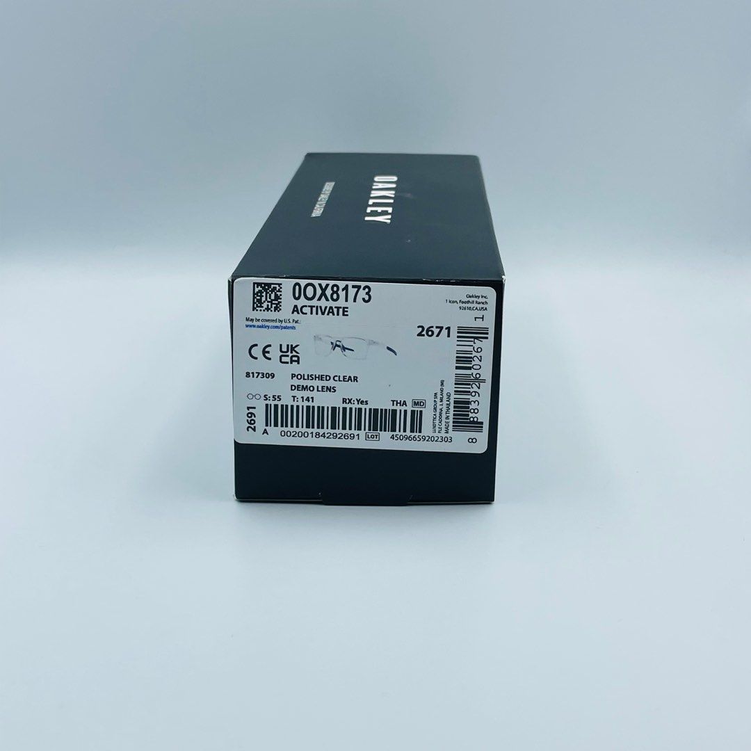 Oakley Activate RX Polished Clear 55, Men's Fashion, Watches ...