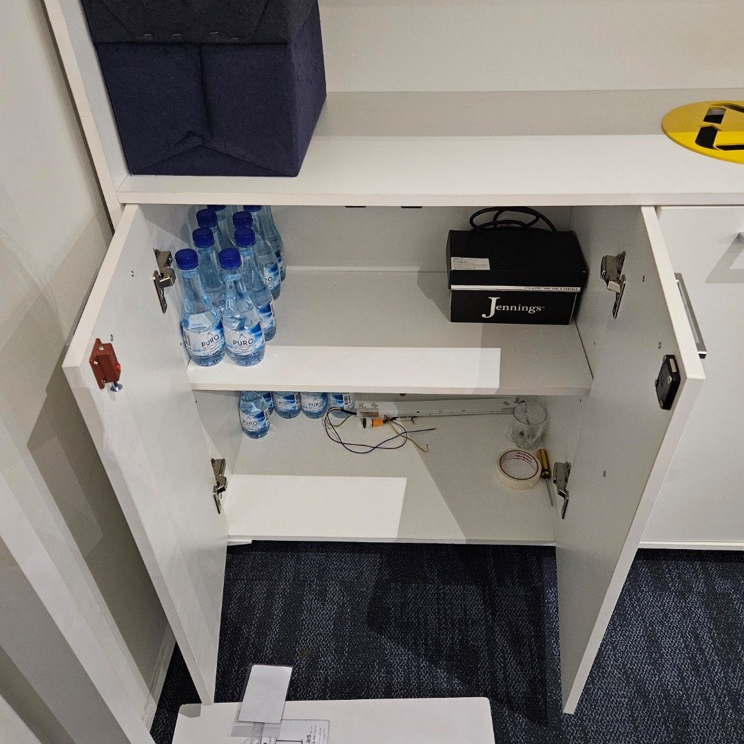 Office Plaza Recycling Bin Filing Cabinet [1 Unit Left], Furniture ...