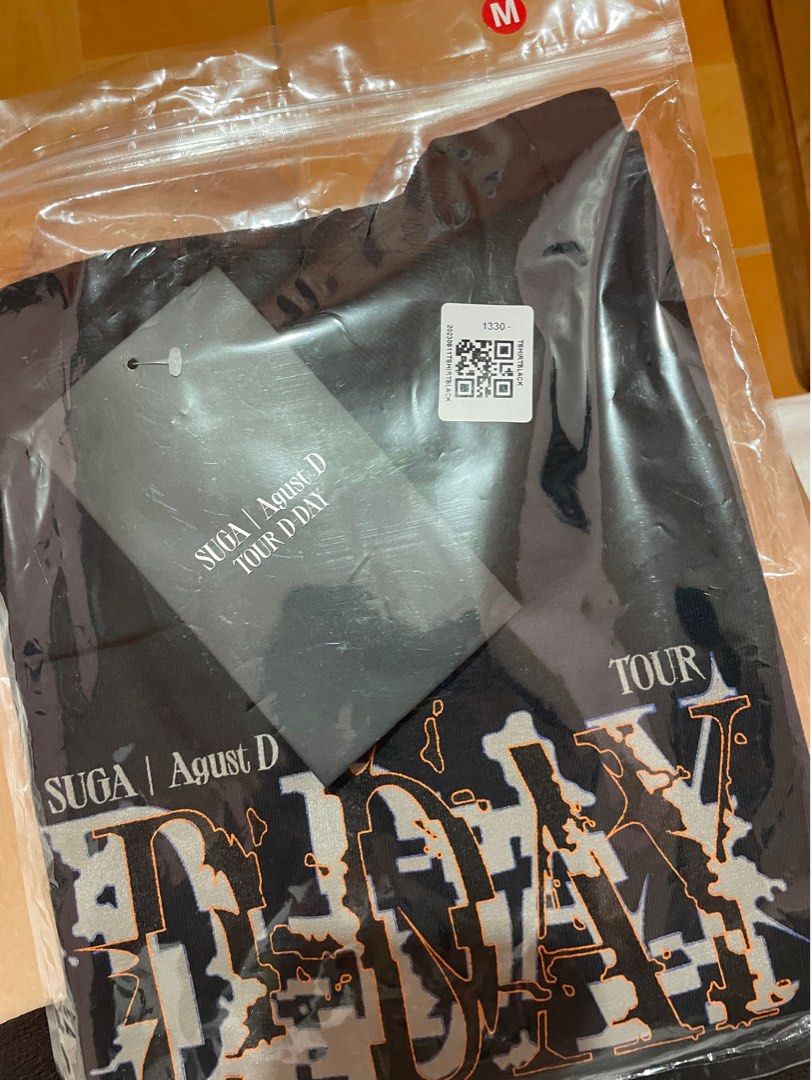 BTS / SUGA OFFICIAL D-DAY MERCH AGUST D BANGKOK, Men's Fashion, Tops ...