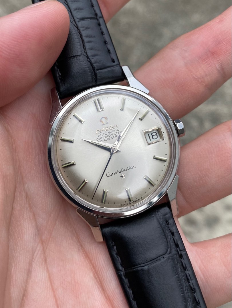 Omega Constellation Dog-Legged Lugs Sunburst Dial - Ref. 168.005 Date ...