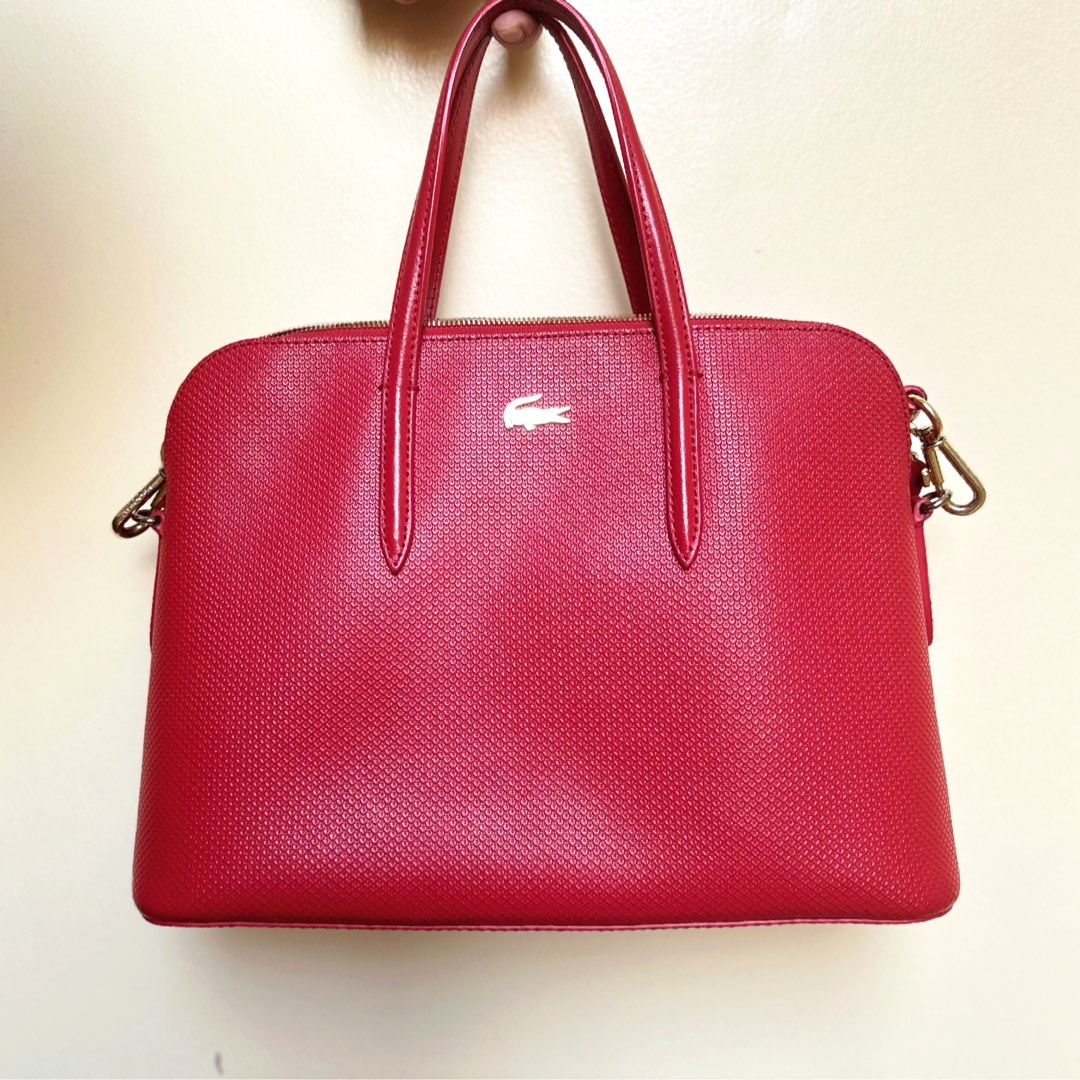 Original Lacoste shouder bag with Sling, Women's Fashion, Bags ...