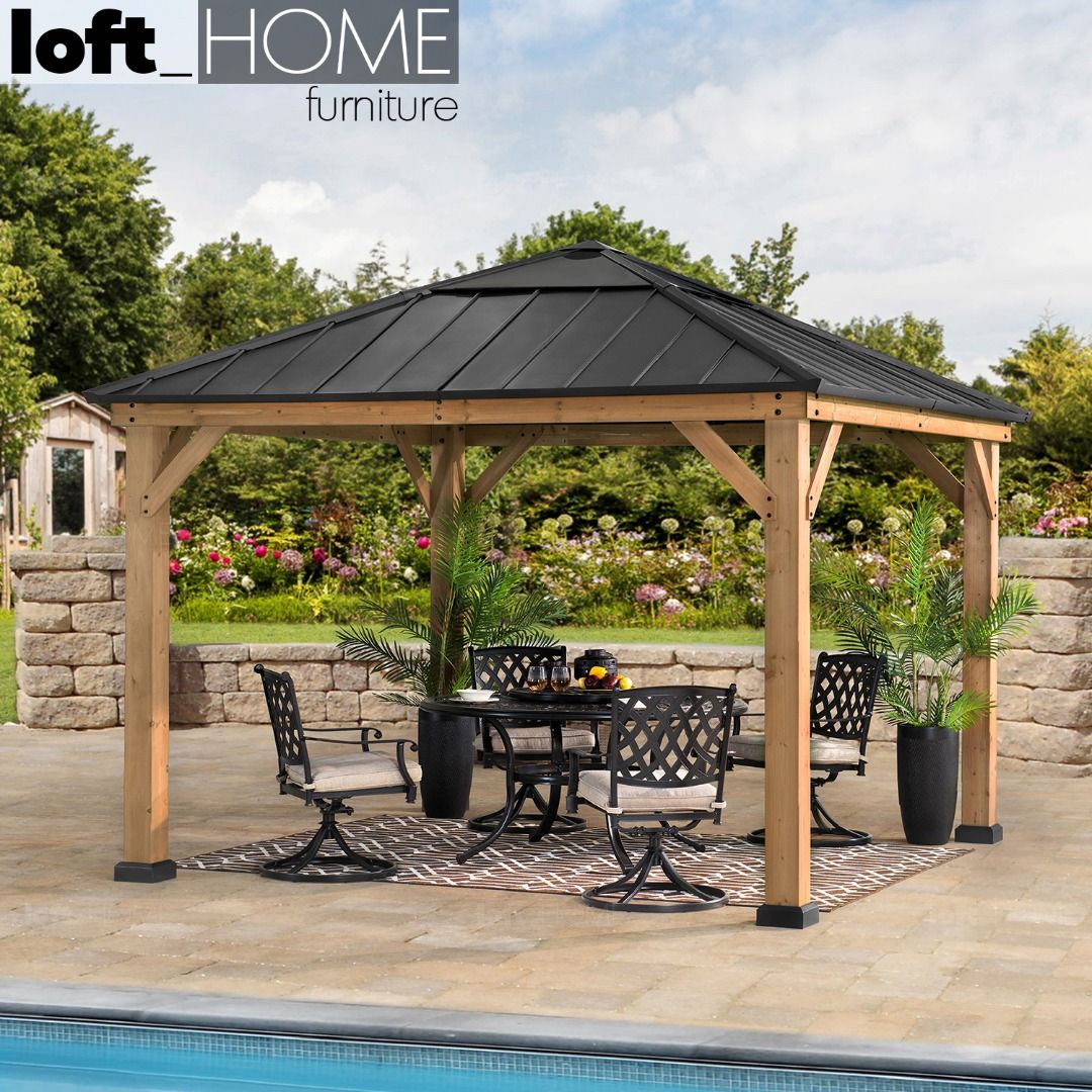 Outdoor Gazebo HARMONY, Furniture & Home Living, Outdoor Furniture on ...