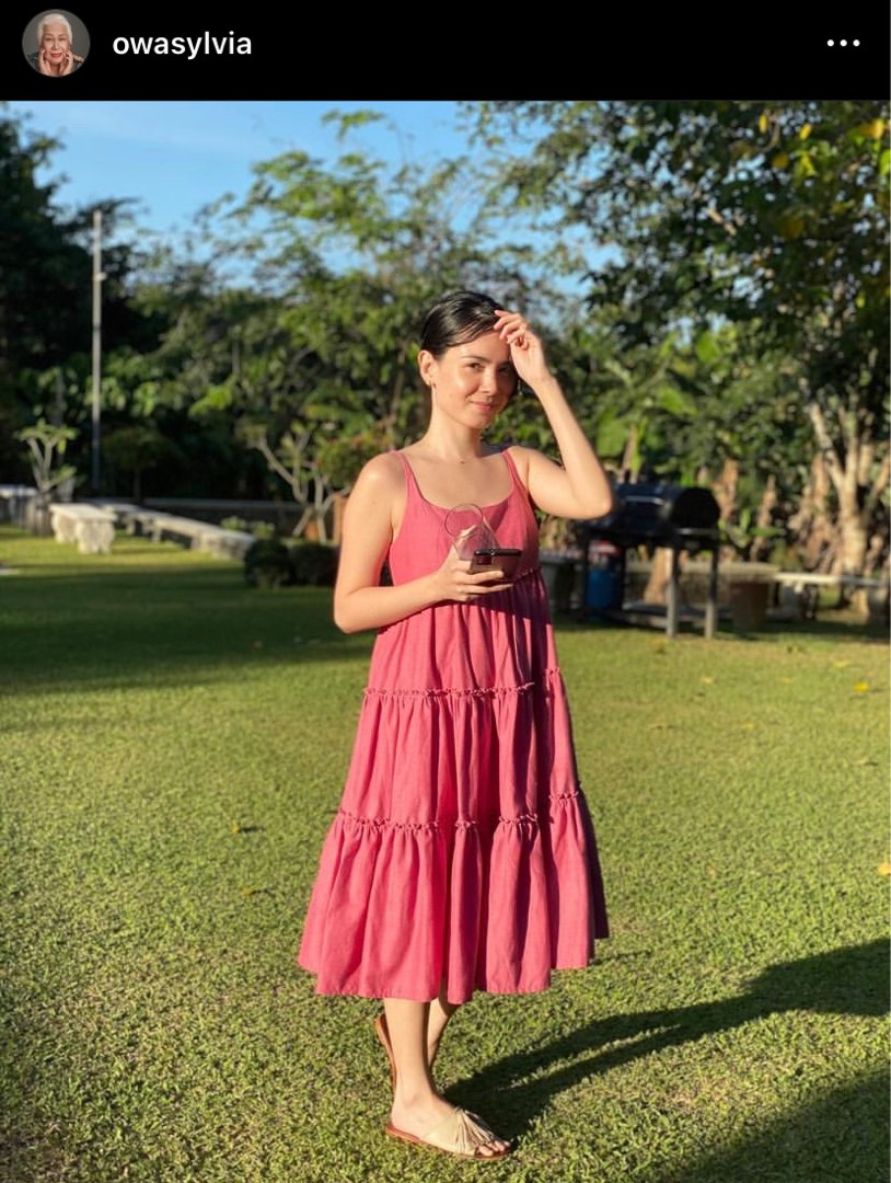 [SWAP/SALE] Owa Sylvia Cake Dress in Jam (S) on Carousell