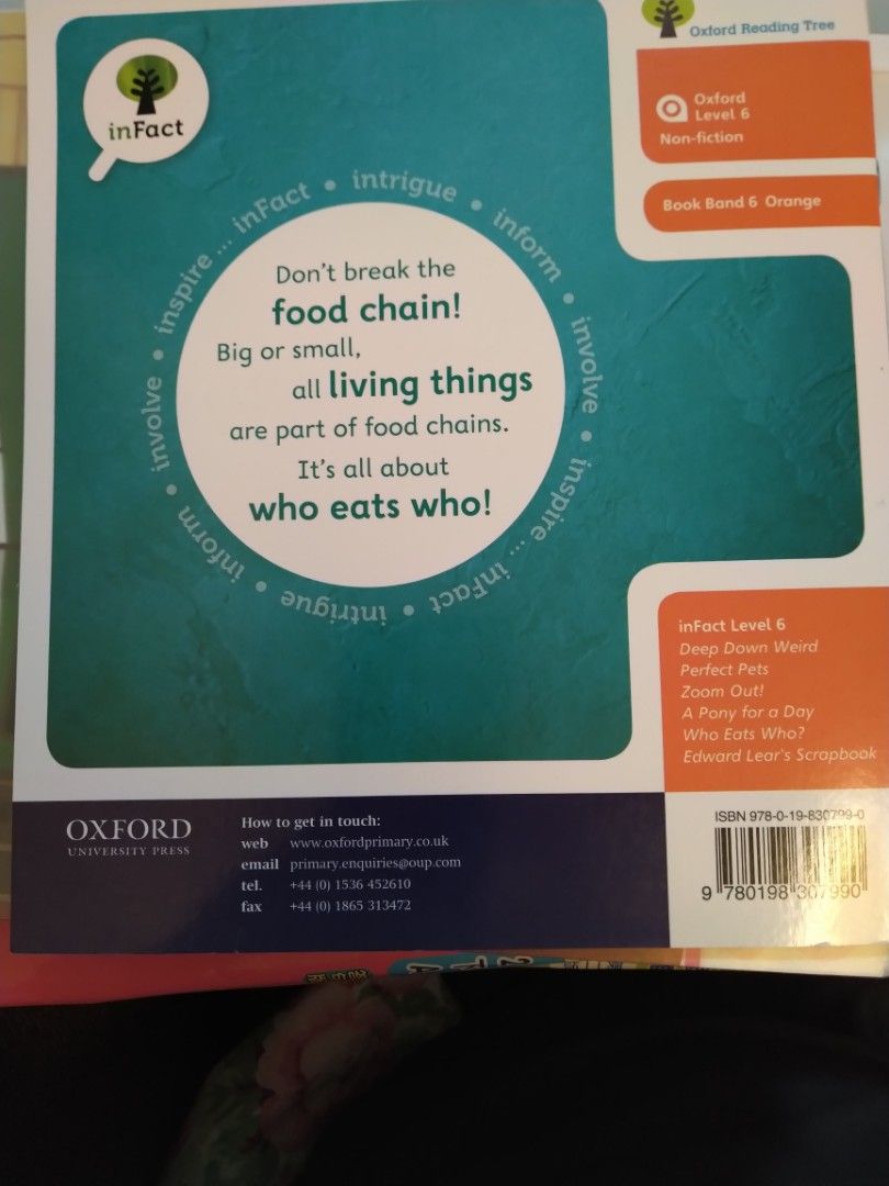 Oxford Who eats who, 興趣及遊戲, 書本 & 文具, 教科書 - Carousell