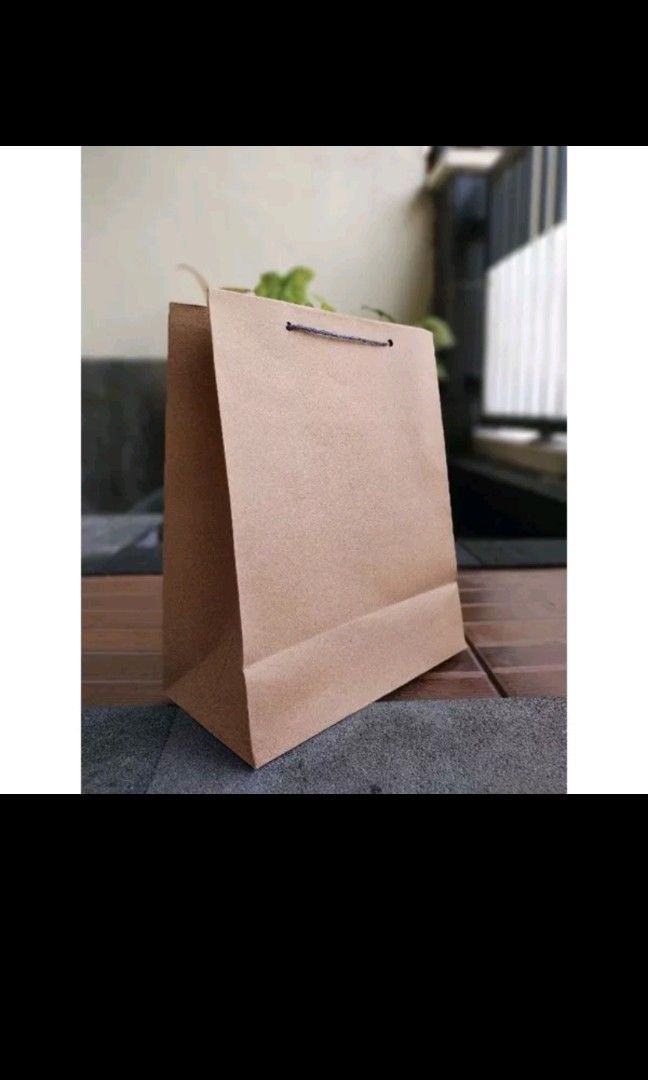 Paperbag 20x10x25 paper bag kertas kantong belanja shopping bag on ...