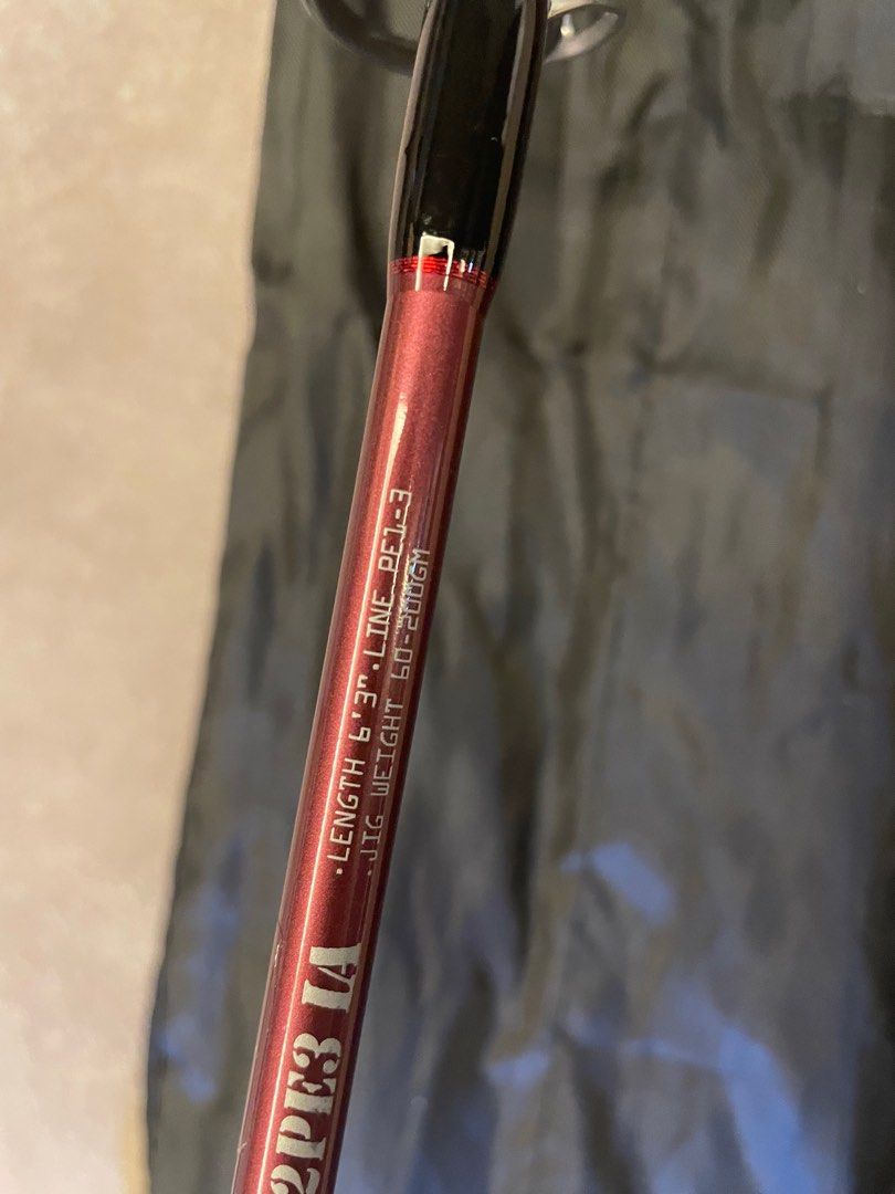 Penn Fierce jig rod 6.3" PE 1-3, Sports Equipment, Fishing on Carousell