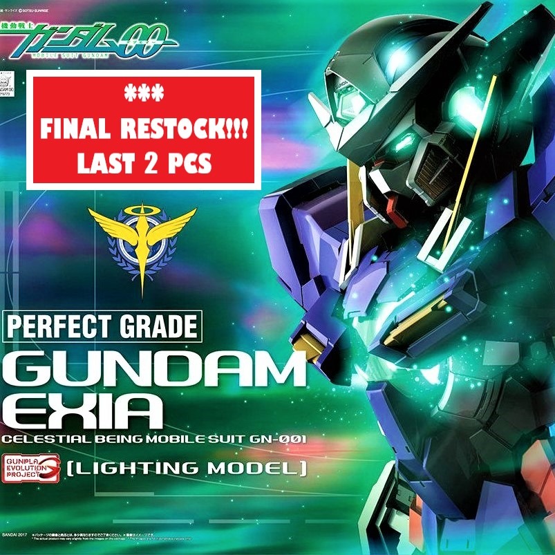 PG Gundam Exia (LIGHTING MODEL) FLASH SALES/LAST CALL!!!, Hobbies ...
