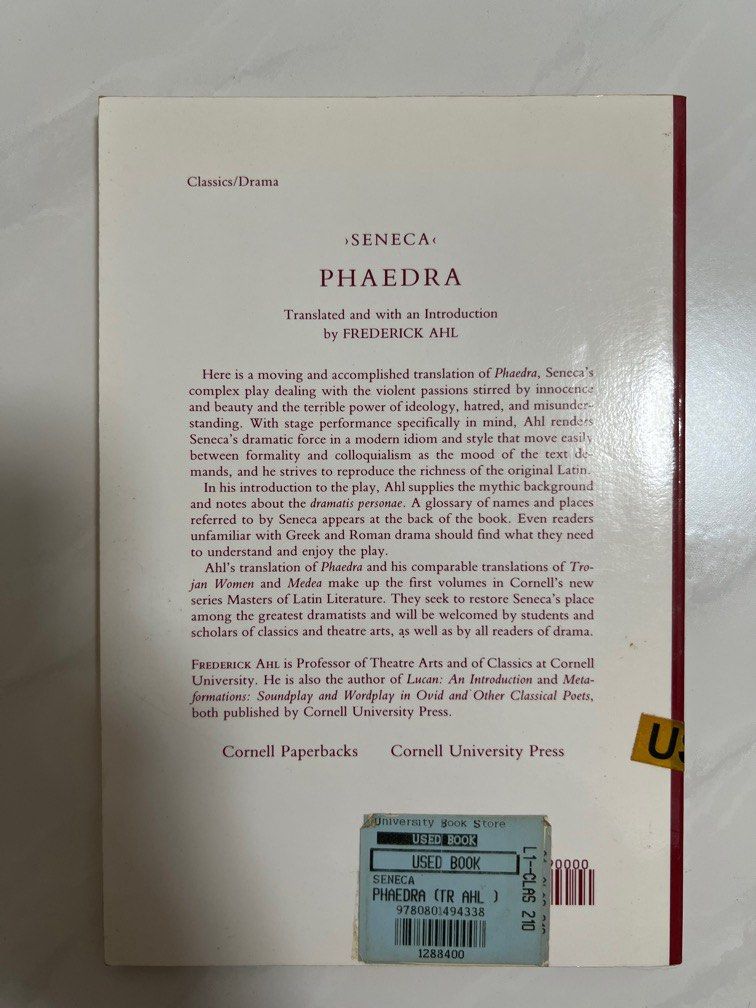 Phaedra by Seneca, Hobbies & Toys, Books & Magazines, Fiction & Non ...