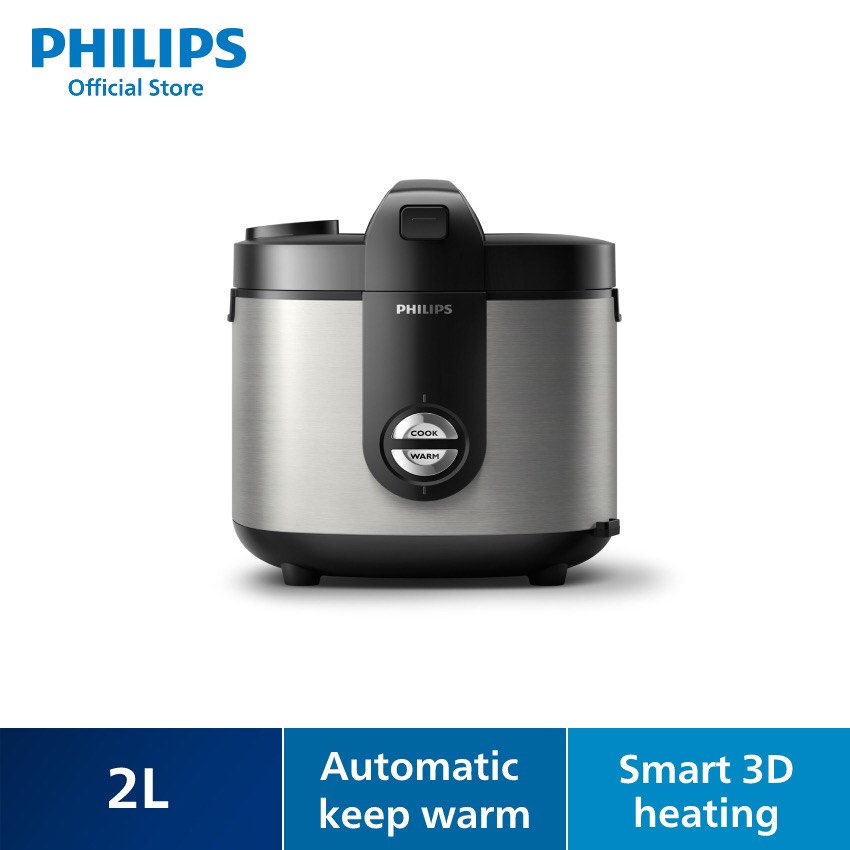 PHILIPS Rice Cooker Nasi Premium 2L HD3138/62, TV & Home Appliances ...